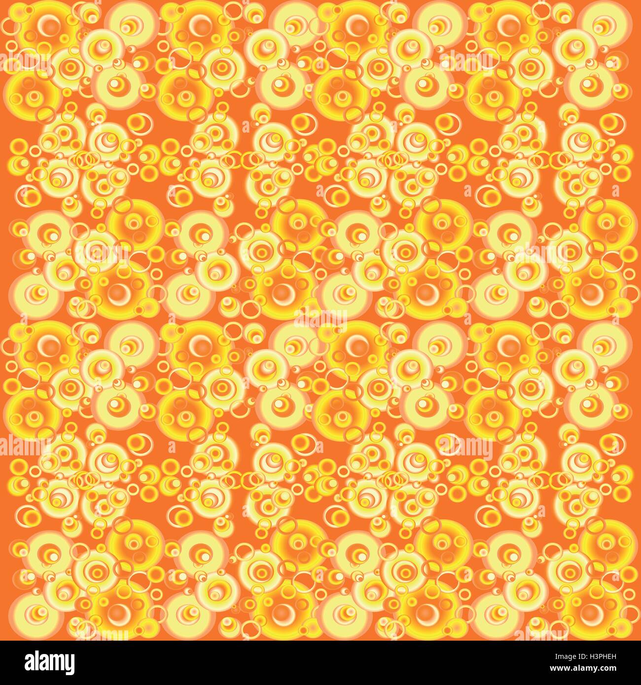 Yellow abstract background with circles Stock Vector Image & Art - Alamy