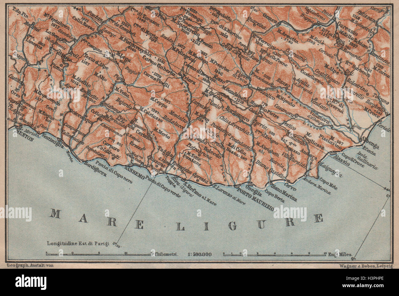 Vintage travel ventimiglia hi-res stock photography and images - Alamy