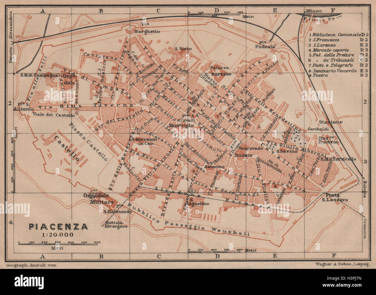 Stave Co Piacenza Map