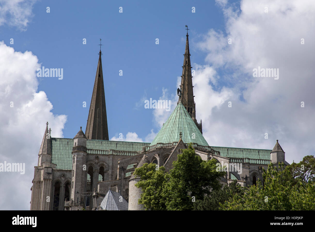 Chartres cathedral spire hi-res stock photography and images - Alamy