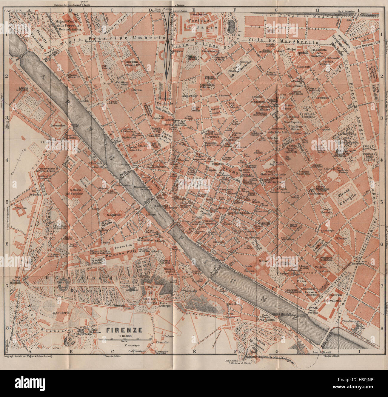Firenze mappa hi-res stock photography and images - Alamy