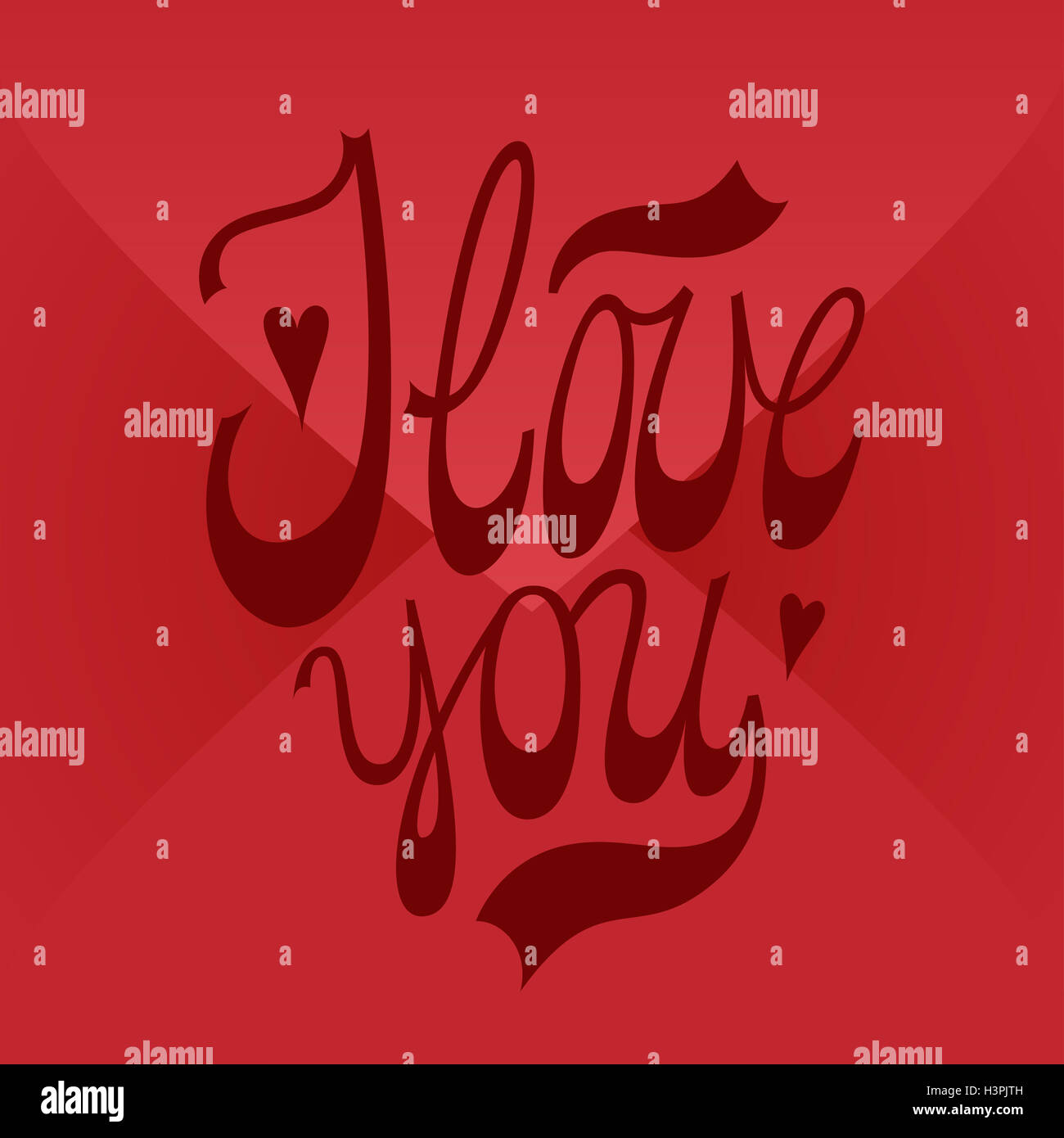 love you lettering. love message Stock Photo - Alamy