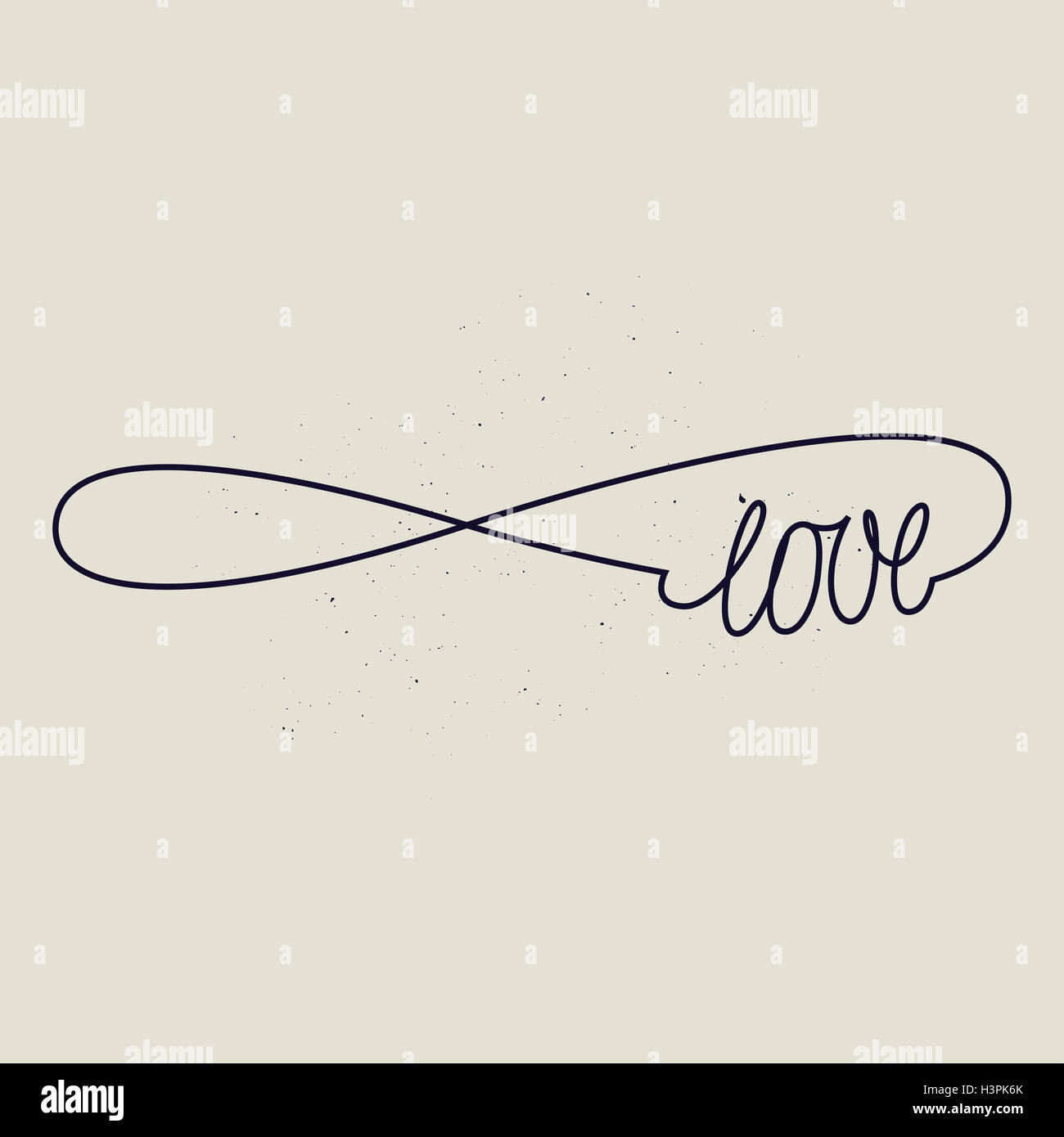 infinite love sign. forever line sign. black and white Stock Photo - Alamy