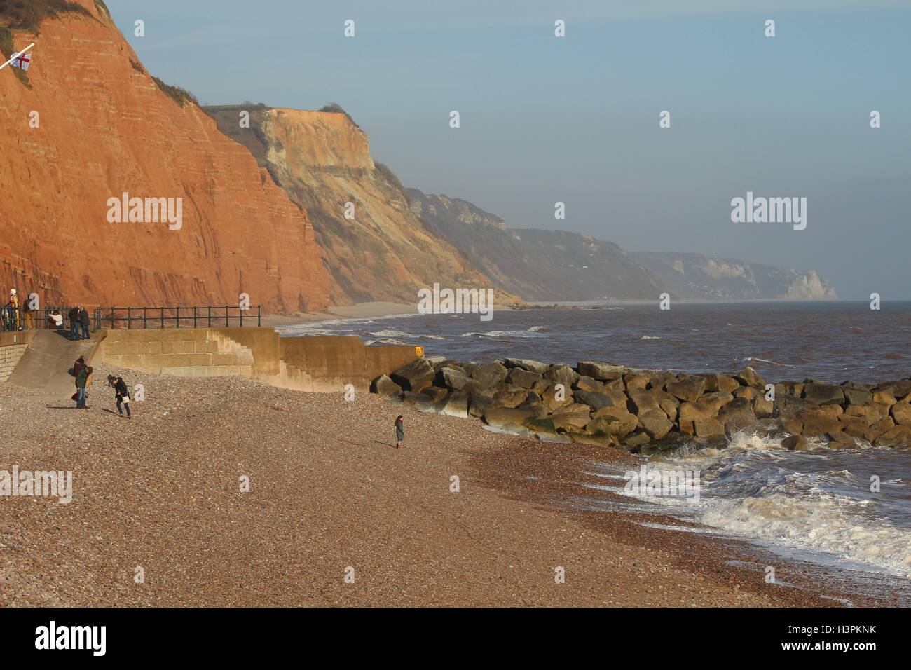 Coastal cliffs at Sidmouth, Devon Stock Photo - Alamy
