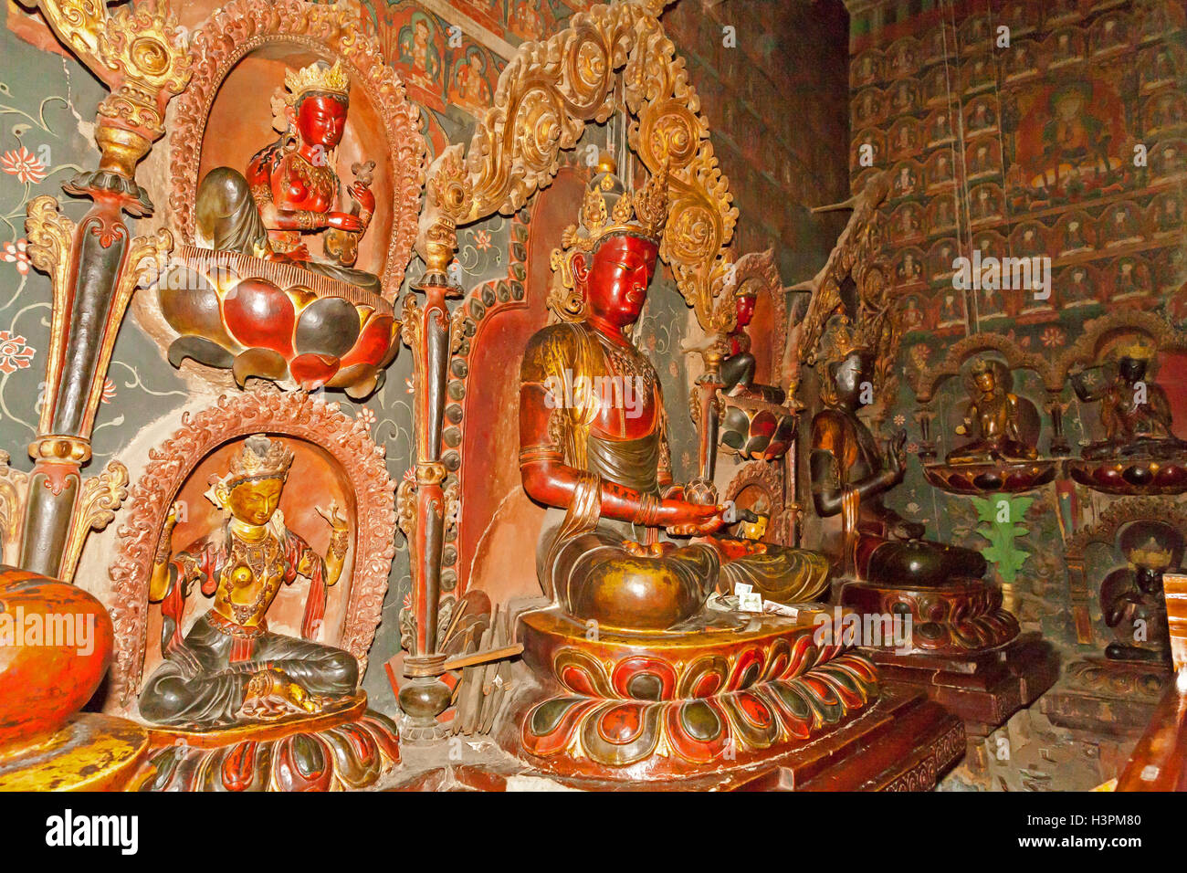 Budda Amitabha, Gyangtse Monastery, Tibet, China Stock Photo - Alamy