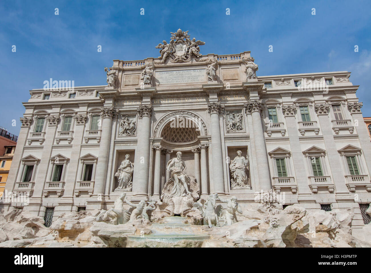 Trevi Fountain is a fountain in the Trevi district in Rome, Italy ...