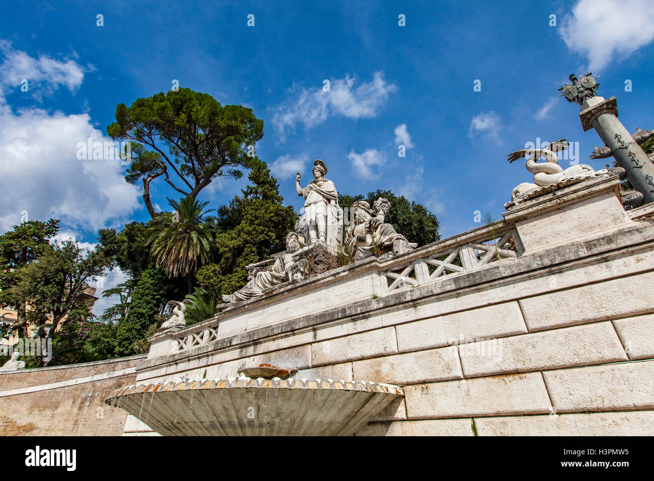 Pincio terrace architecture hi-res stock photography and images - Alamy