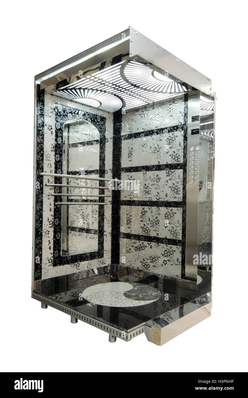 People inside elevator Cut Out Stock Images & Pictures - Alamy