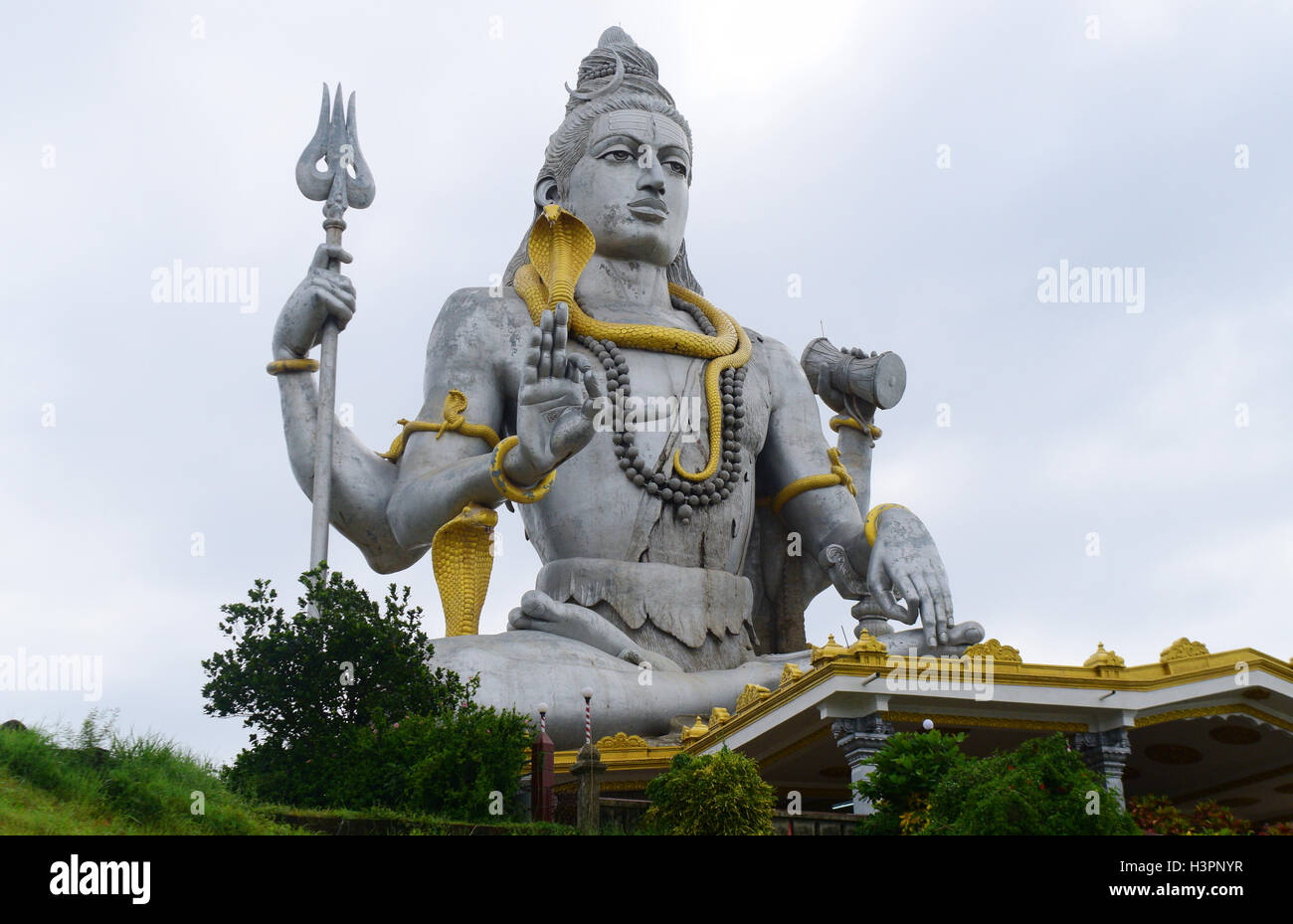Shiva Statue at Murudeshwara temple Uttara Kannada India Stock Photo ...
