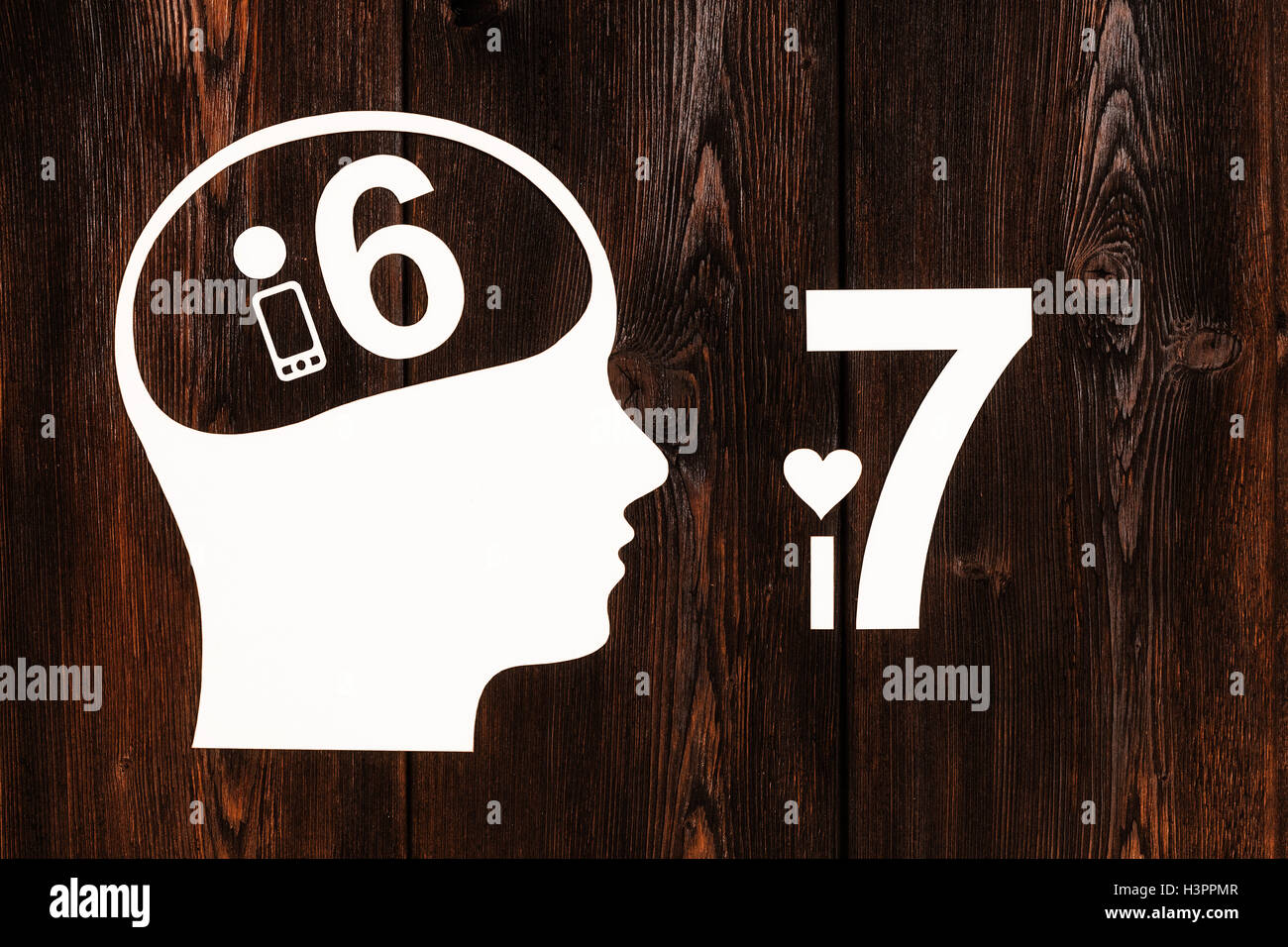 Number 7 heart hi-res stock photography and images - Alamy