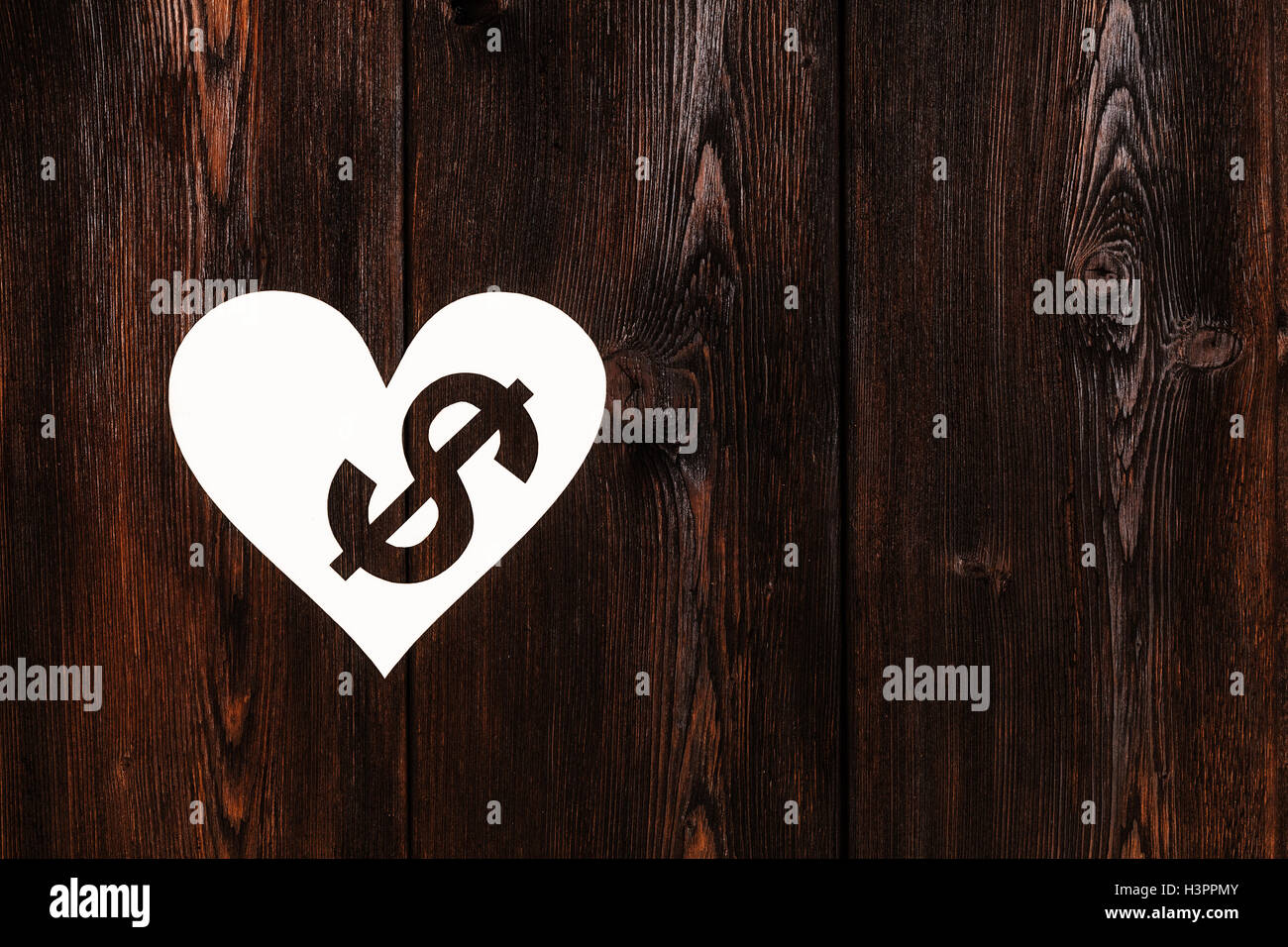 Dollar Sign Heart High Resolution Stock Photography and Images - Alamy