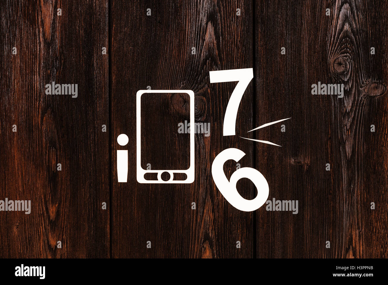 Smartphone concept, new model. Abstract mobile phone conceptual image ...