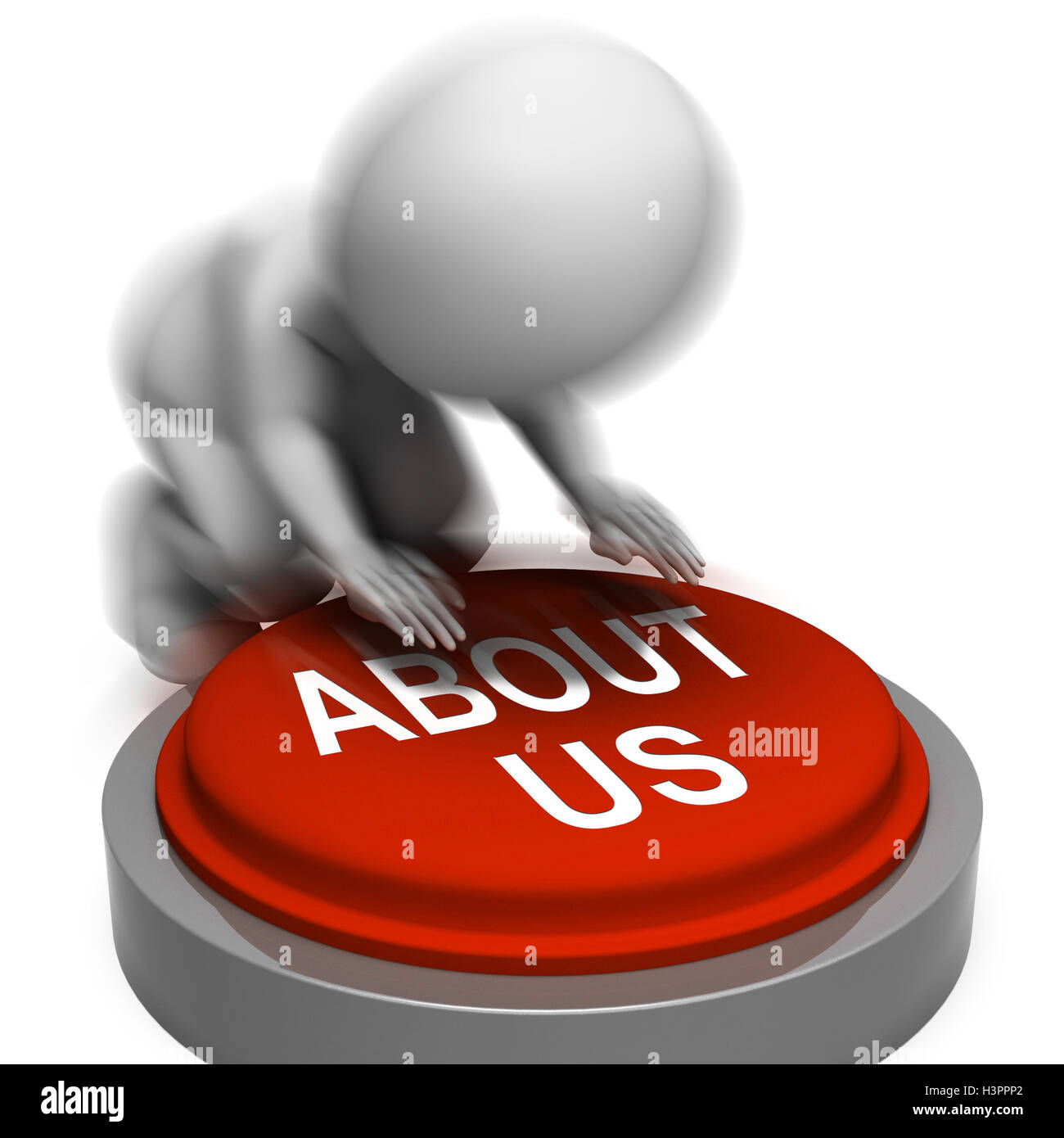 About Us Pressed Shows Website Introduction Section Stock Photo - Alamy