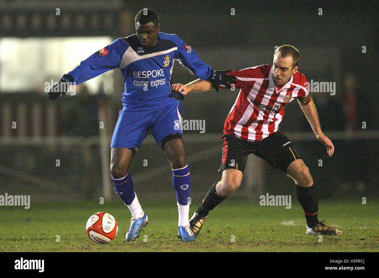 Sherwin Stanley of Aveley and Elliot Styles of Hornchurch - AFC ...