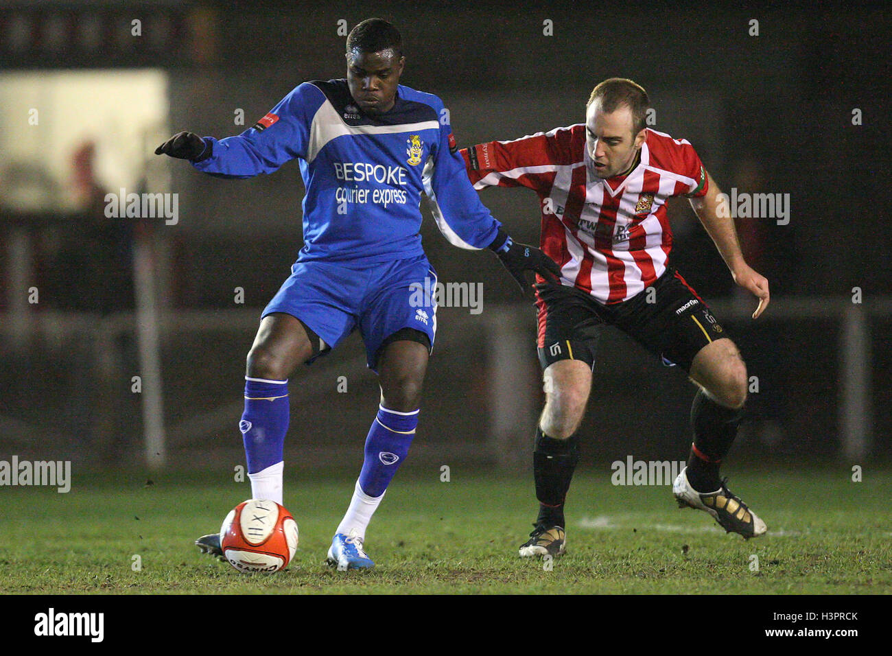 Sherwin Stanley of Aveley and Elliot Styles of Hornchurch - AFC ...