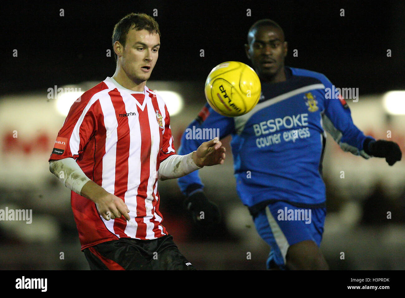 Martin Tuohy in action for Hornchurch - AFC Hornchurch vs Aveley ...