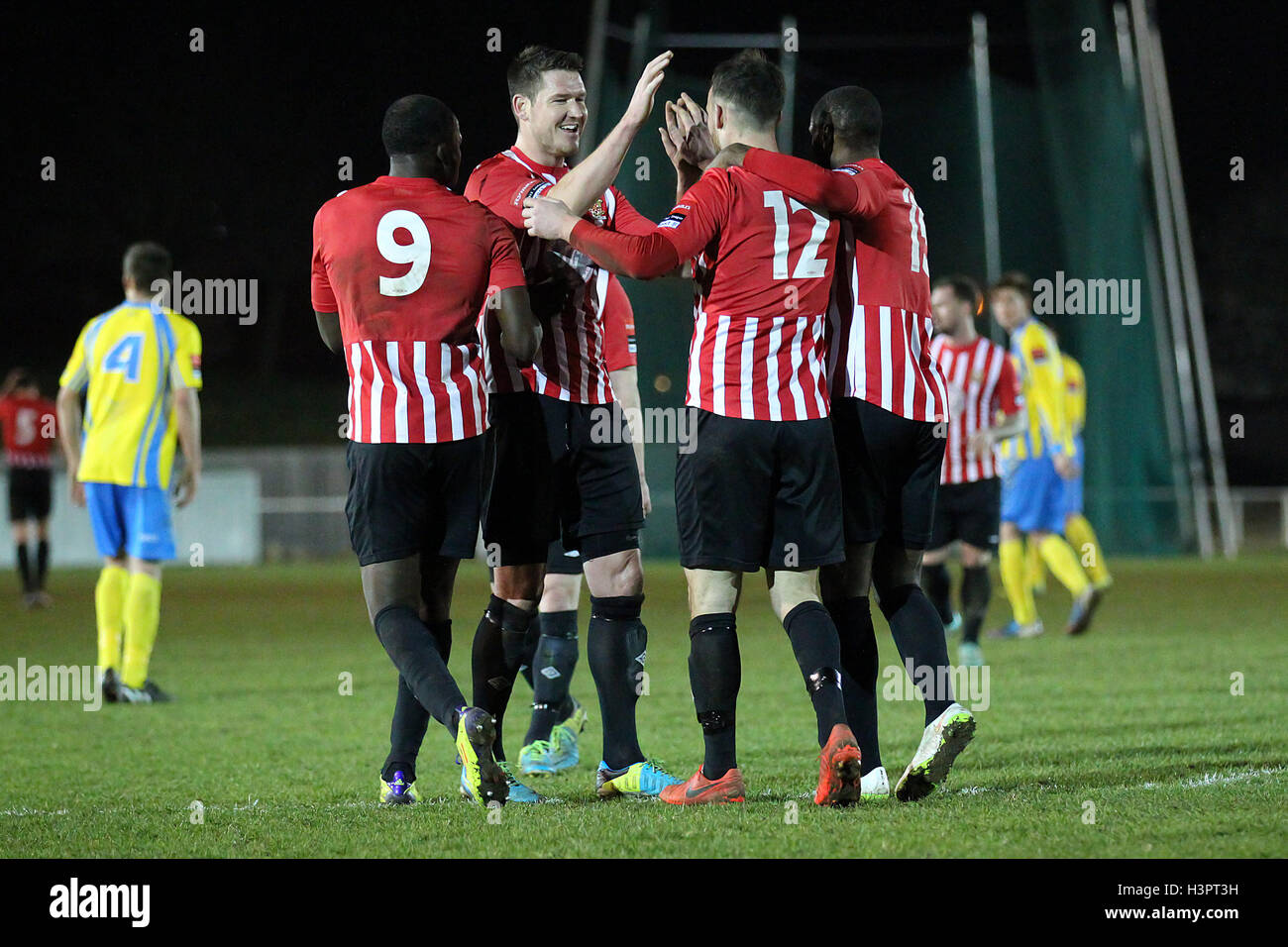 Martin Tuohy Goal Hornchurch Celebrates High Resolution Stock ...