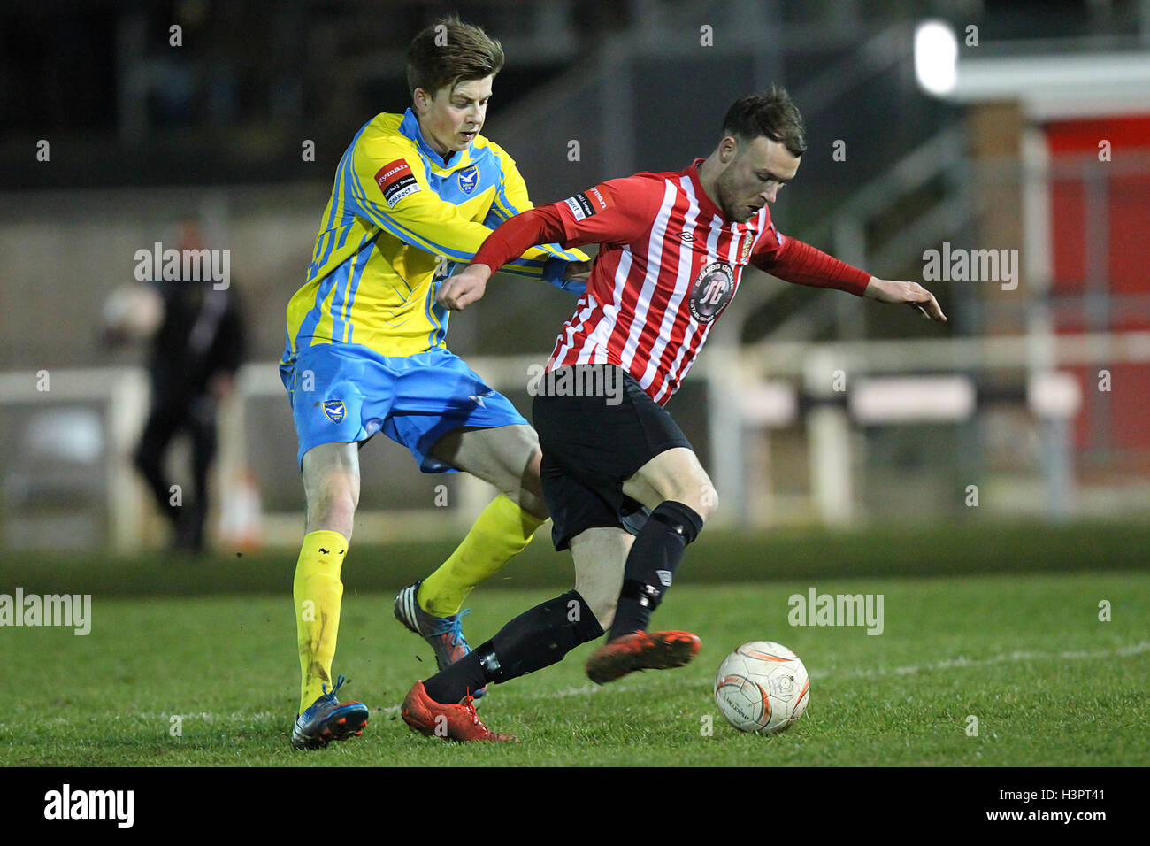 Martin Tuohy of Hornchurch and George Sykes of Canvey - AFC Hornchurch ...