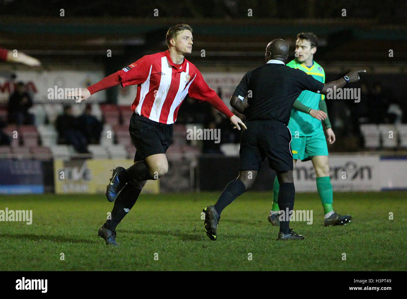 George Purcell celebrates scoring the equalising goal for his team ...