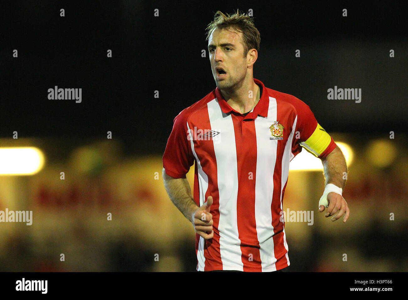 Elliot Styles of AFC Hornchurch - AFC Hornchurch vs Canvey Island ...