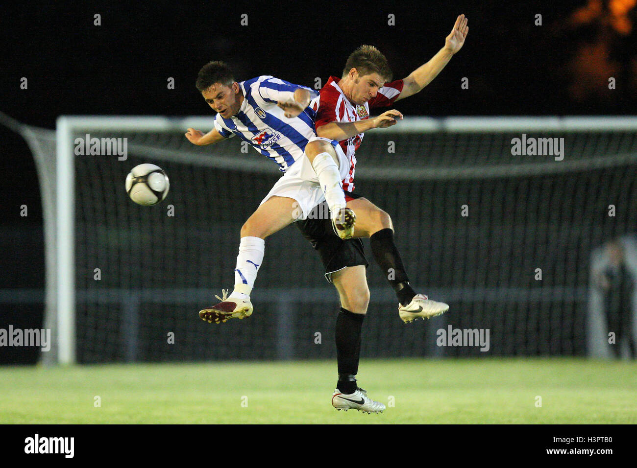 Craig Arnott (L) of Colchester tangles with Jamie Dormer - AFC ...