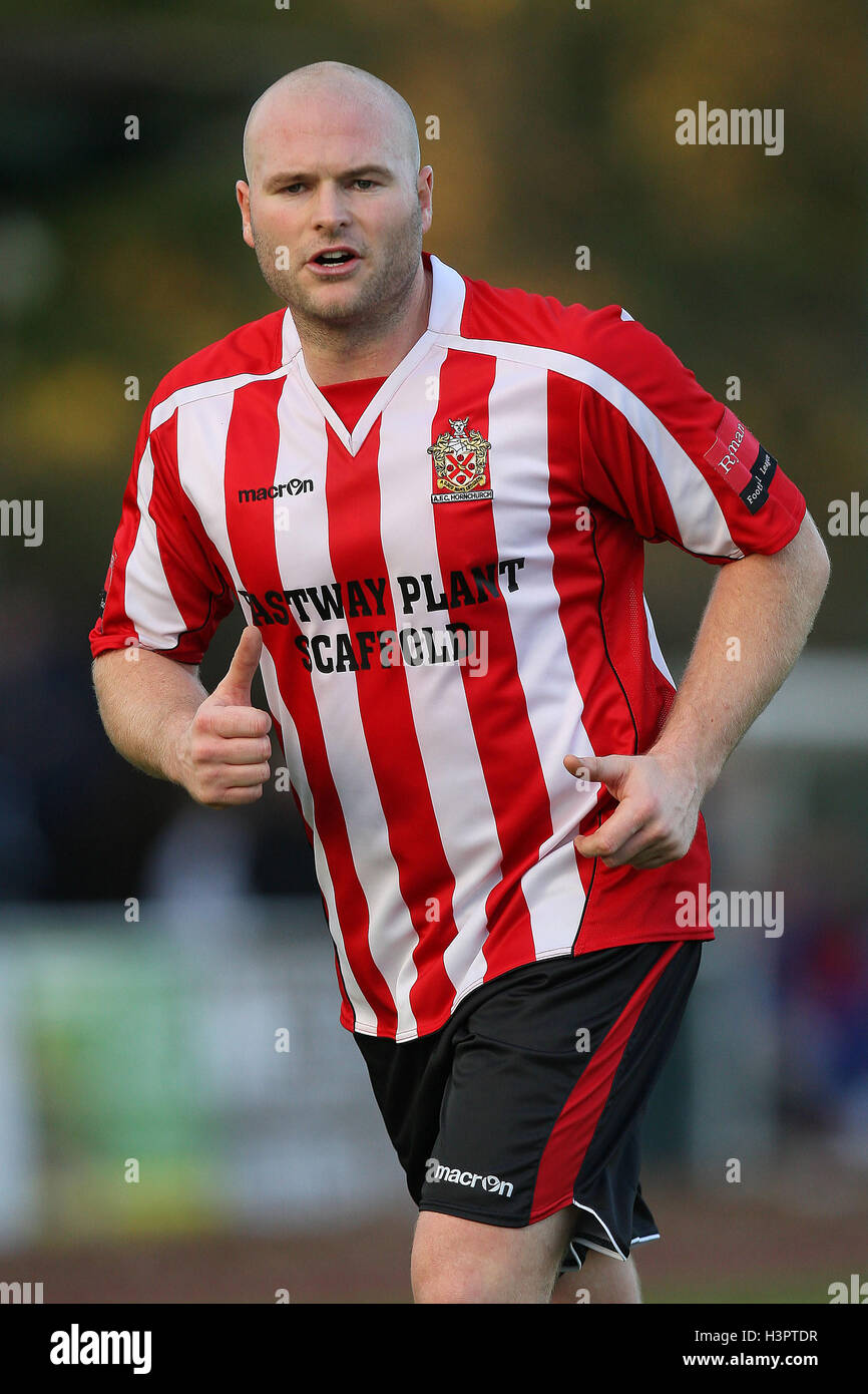 Dave Collis of Hornchurch - AFC Hornchurch vs Concord Rangers - Ryman ...