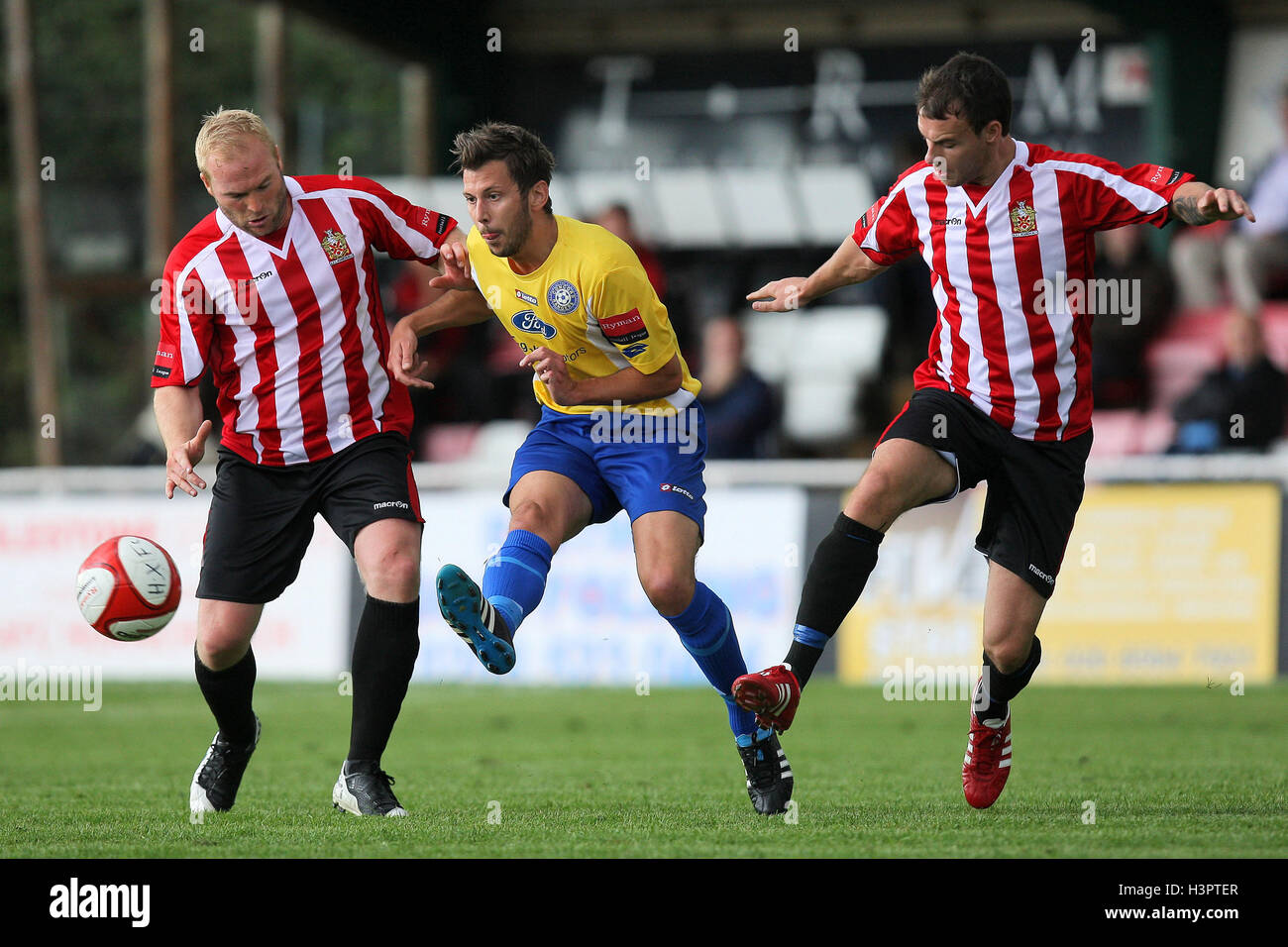 James Elmes of Concord is sandwiched by Dave Collis (L) and Martin ...