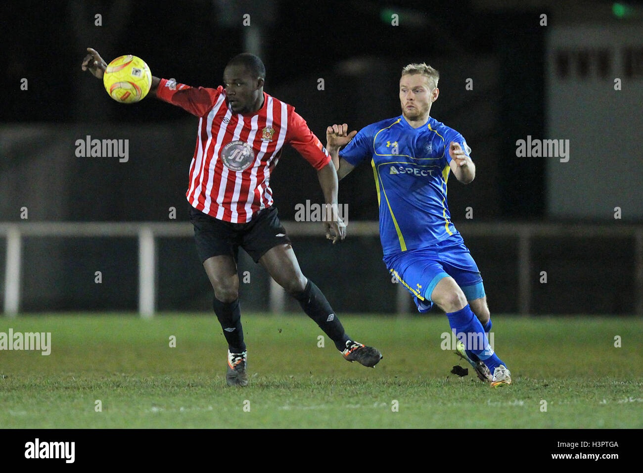 Tobi Joseph of Hornchurch and Steve Cawley of Concord - AFC Hornchurch ...