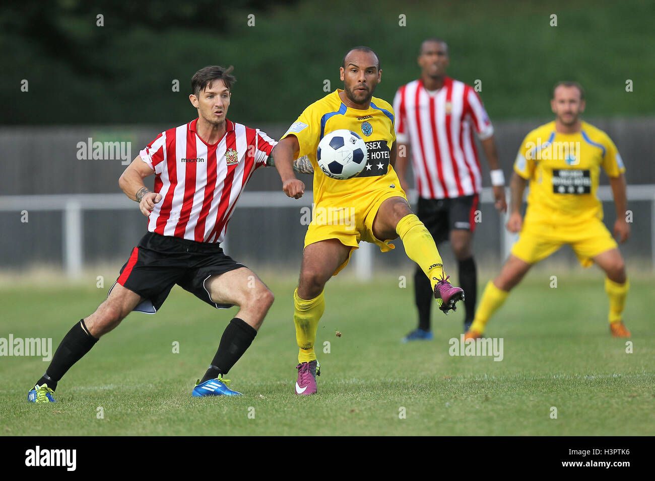 Simon Glover of Hornchurch and Ash Nicholls of Dorchester - AFC ...
