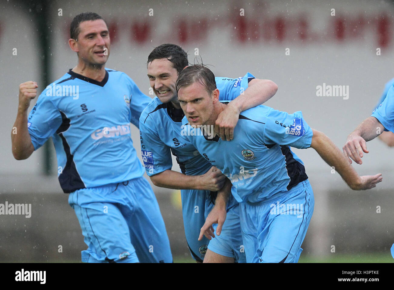 Barry Cogan celebrates scoring the winning goal for Dover - AFC ...