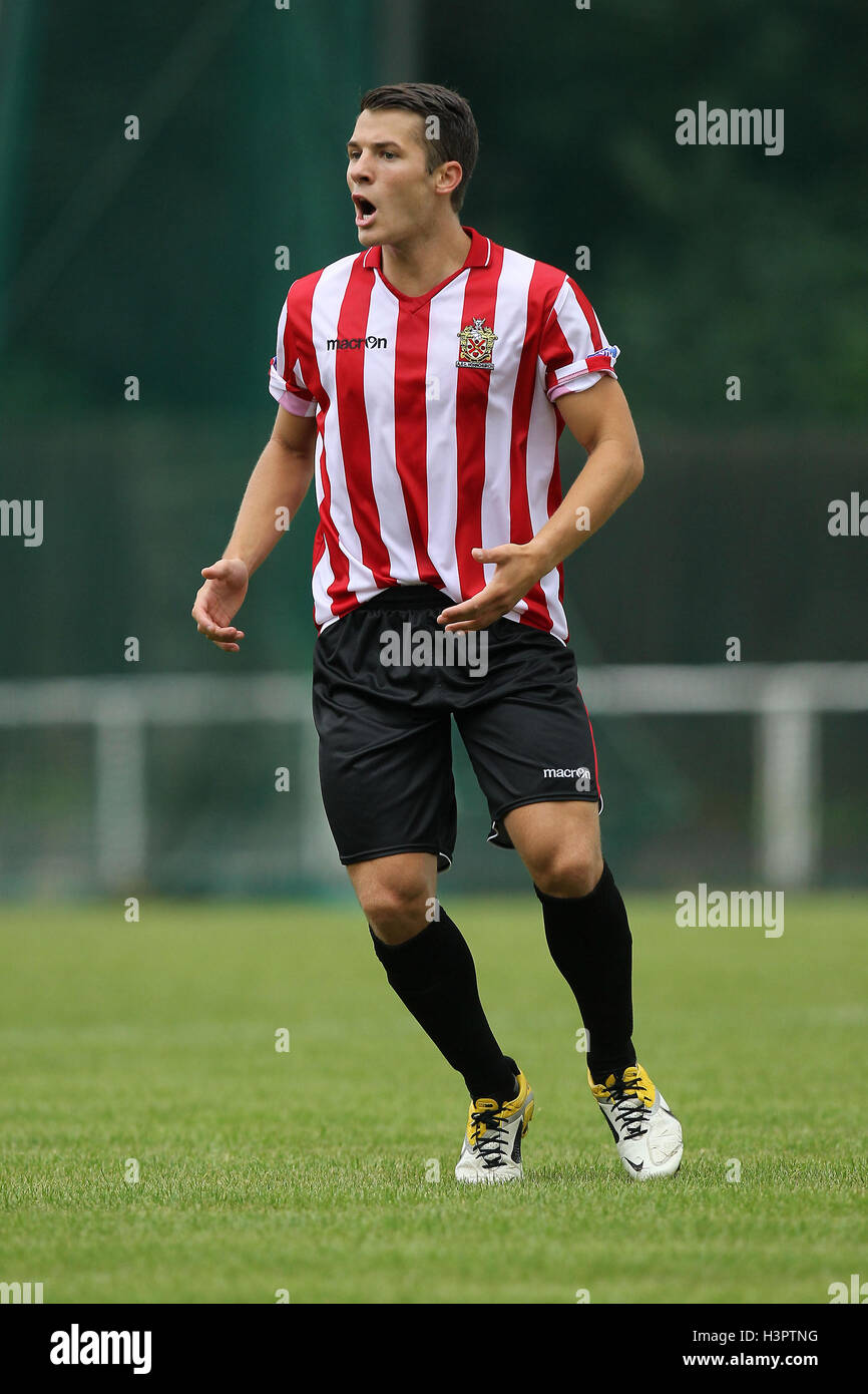 Sam Cutler in action for AFC Hornchurch - AFC Hornchurch vs Dover ...