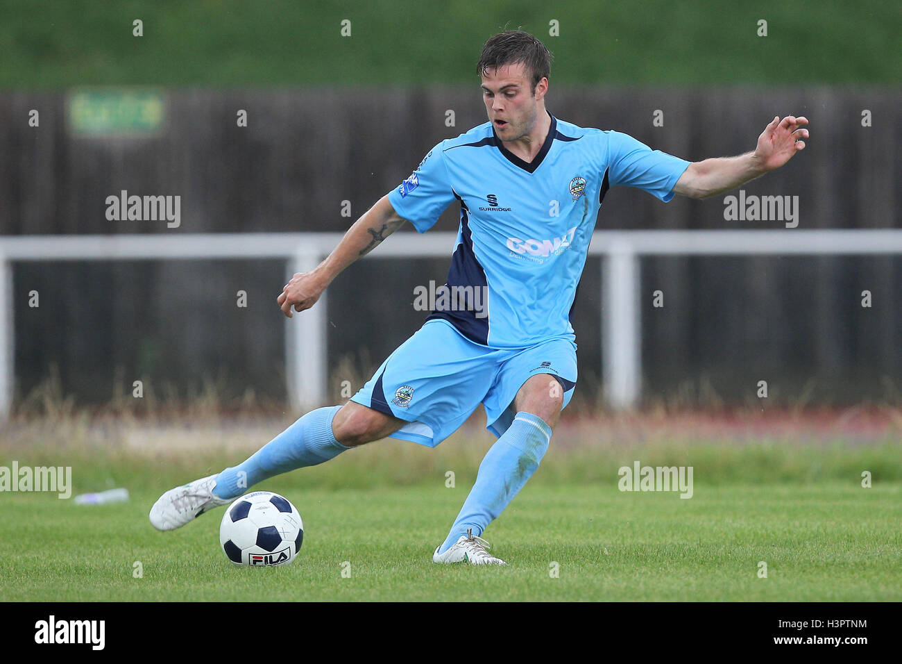 Shane Huke in action for Dover - AFC Hornchurch vs Dover Athletic ...