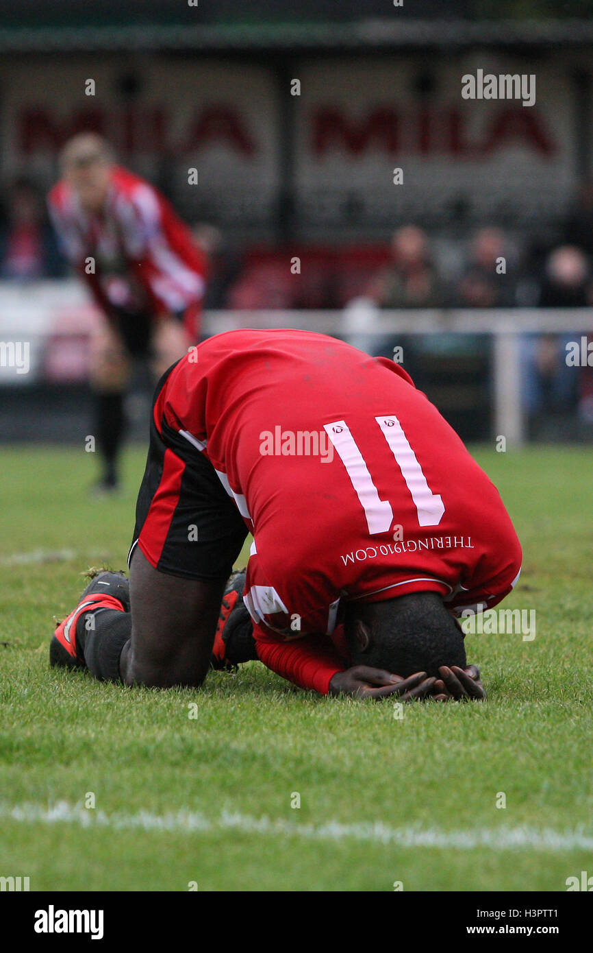 Wayne Gray reacts after going close to an equalising goal for ...