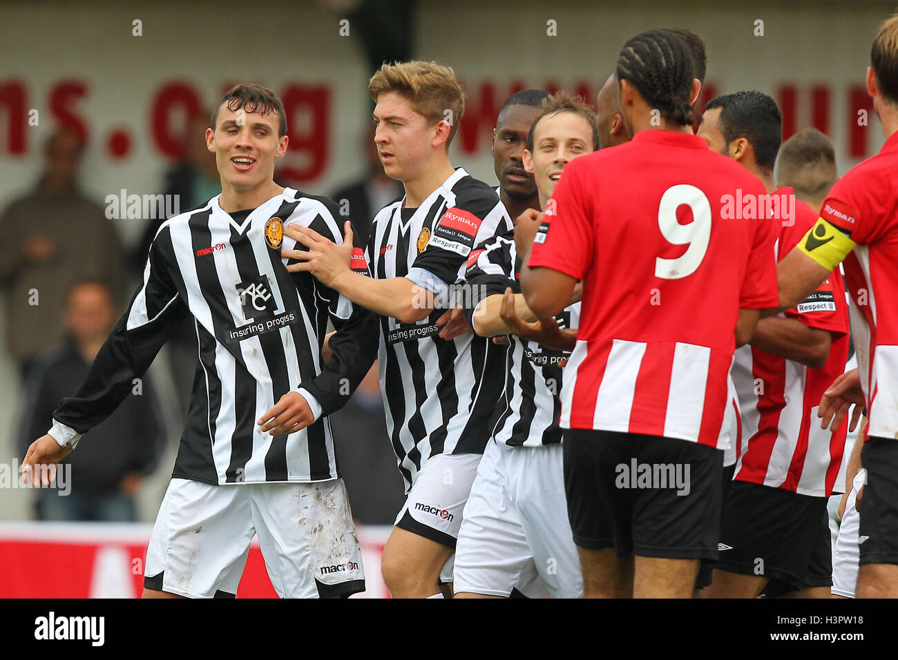 Player clash during league hi-res stock photography and images - Alamy