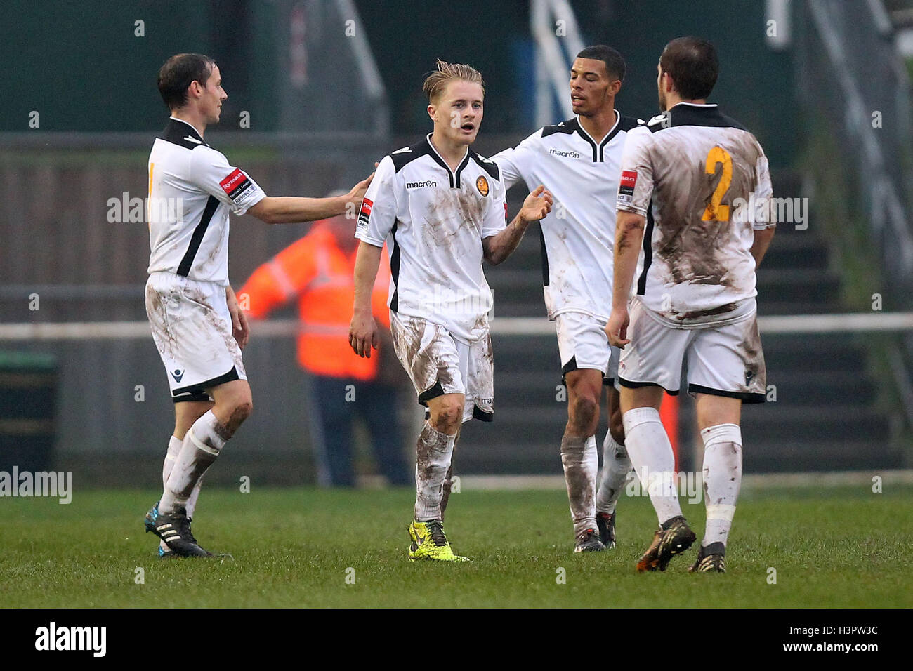 East Thurrock celebrate their first goal - AFC Hornchurch vs East ...