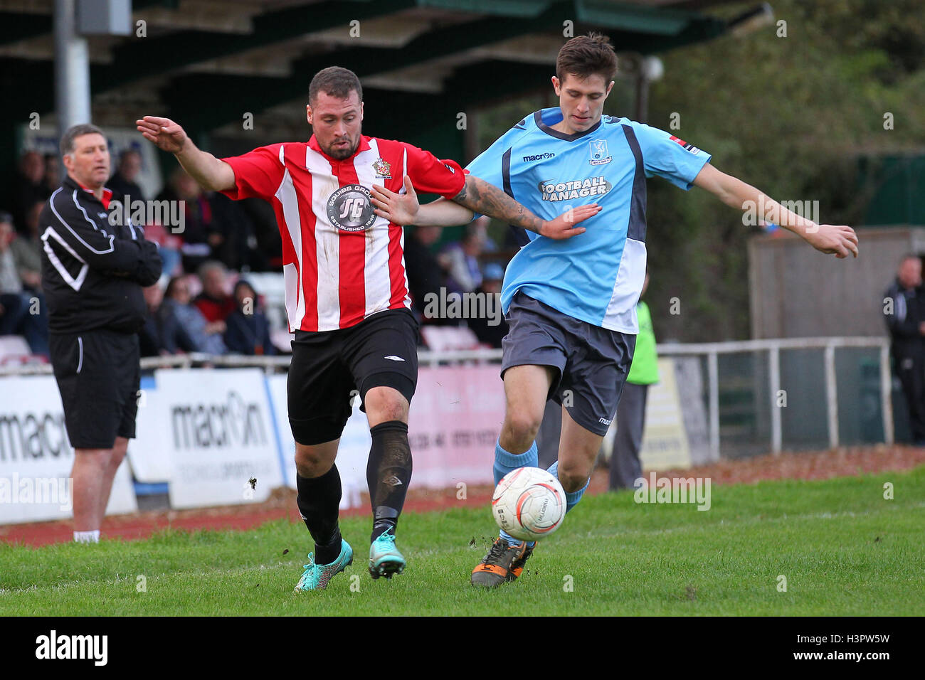 Billy Coyne in action for Hornchurch - AFC Hornchurch vs Enfield Town ...