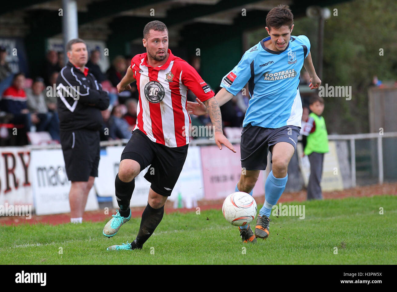 Billy Coyne in action for Hornchurch - AFC Hornchurch vs Enfield Town ...