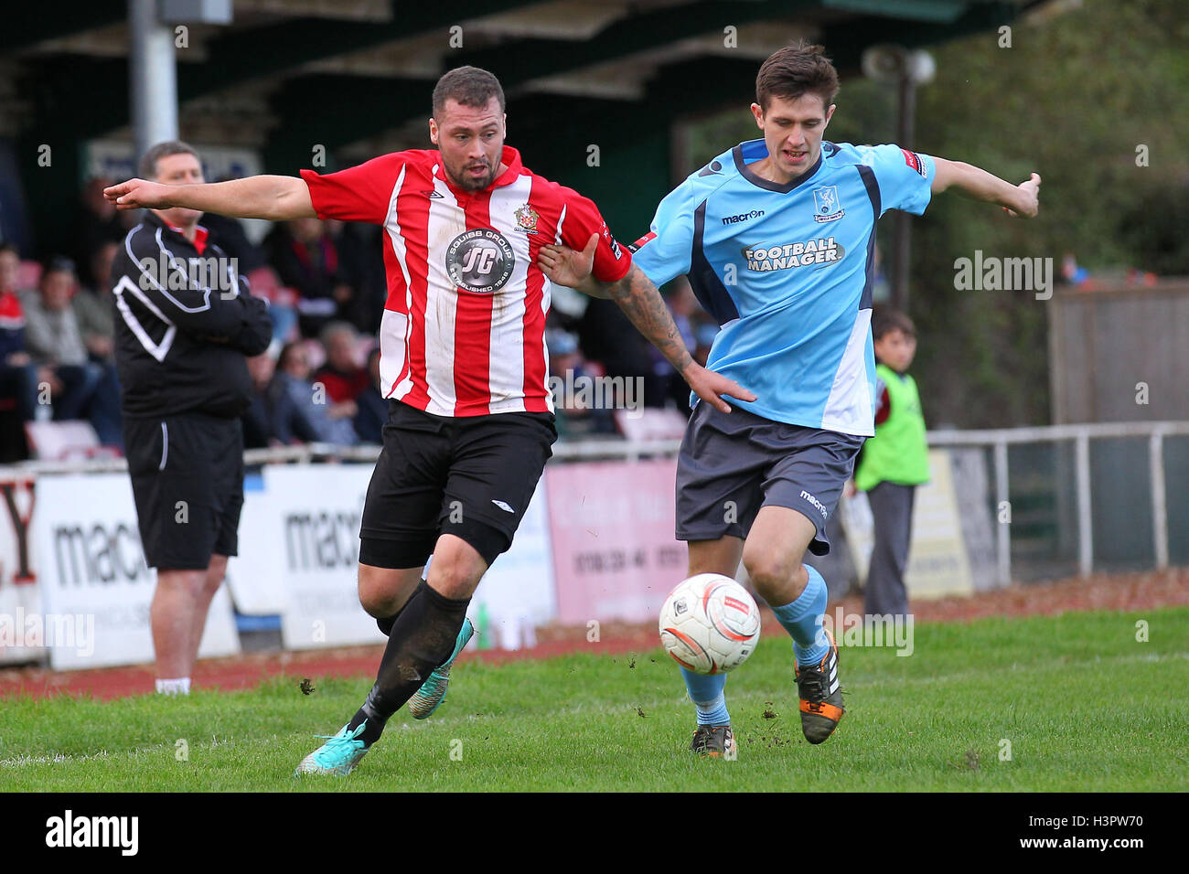 Billy Coyne in action for Hornchurch - AFC Hornchurch vs Enfield Town ...