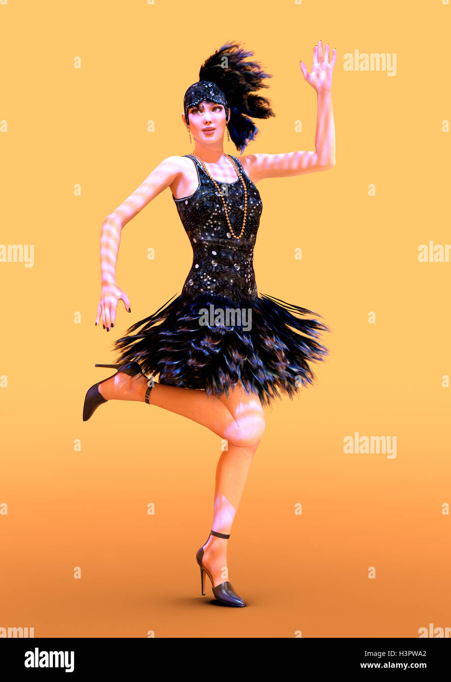 1920s flapper, model hi-res stock photography and images - Alamy