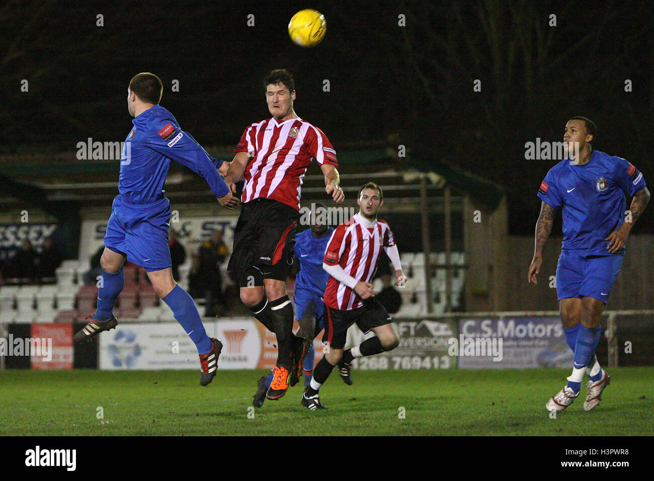 Frankie Curley goes close to a goal for Hornchurch - AFC Hornchurch vs ...