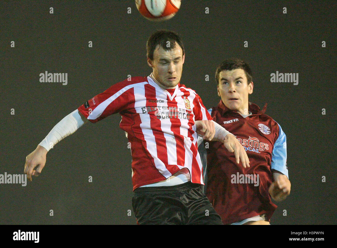Martin Tuohy in serial action for Hornchurch - AFC Hornchurch vs ...