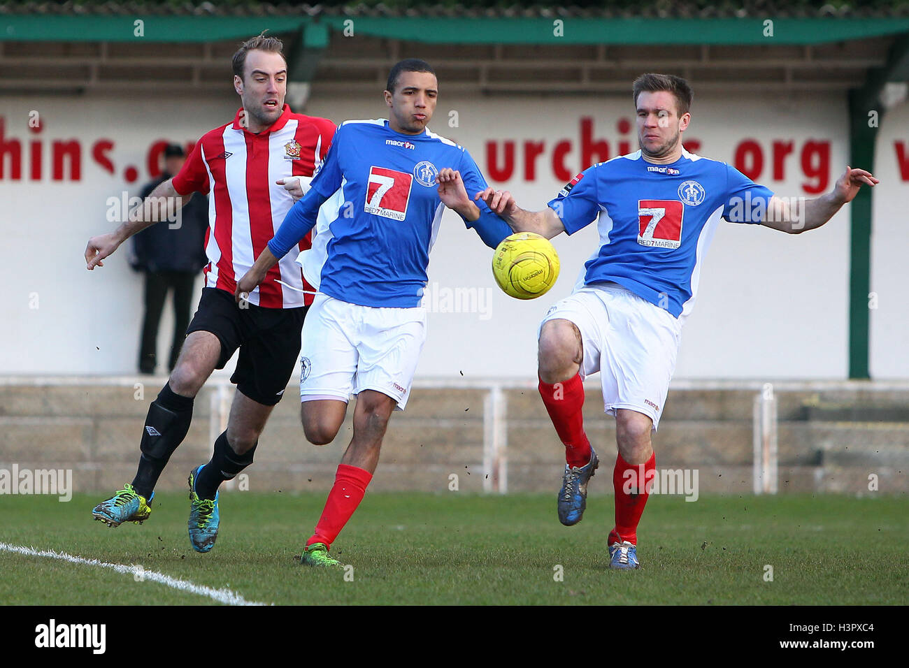 Elliot Styles in action for Hornchurch - AFC Hornchurch vs Leiston ...