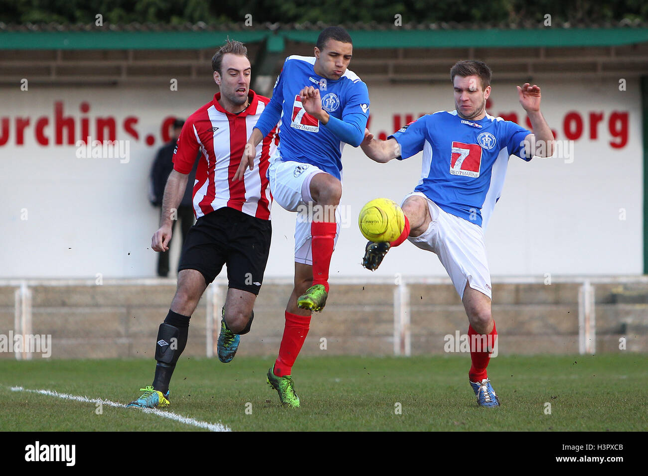 Elliot Styles in action for Hornchurch - AFC Hornchurch vs Leiston ...