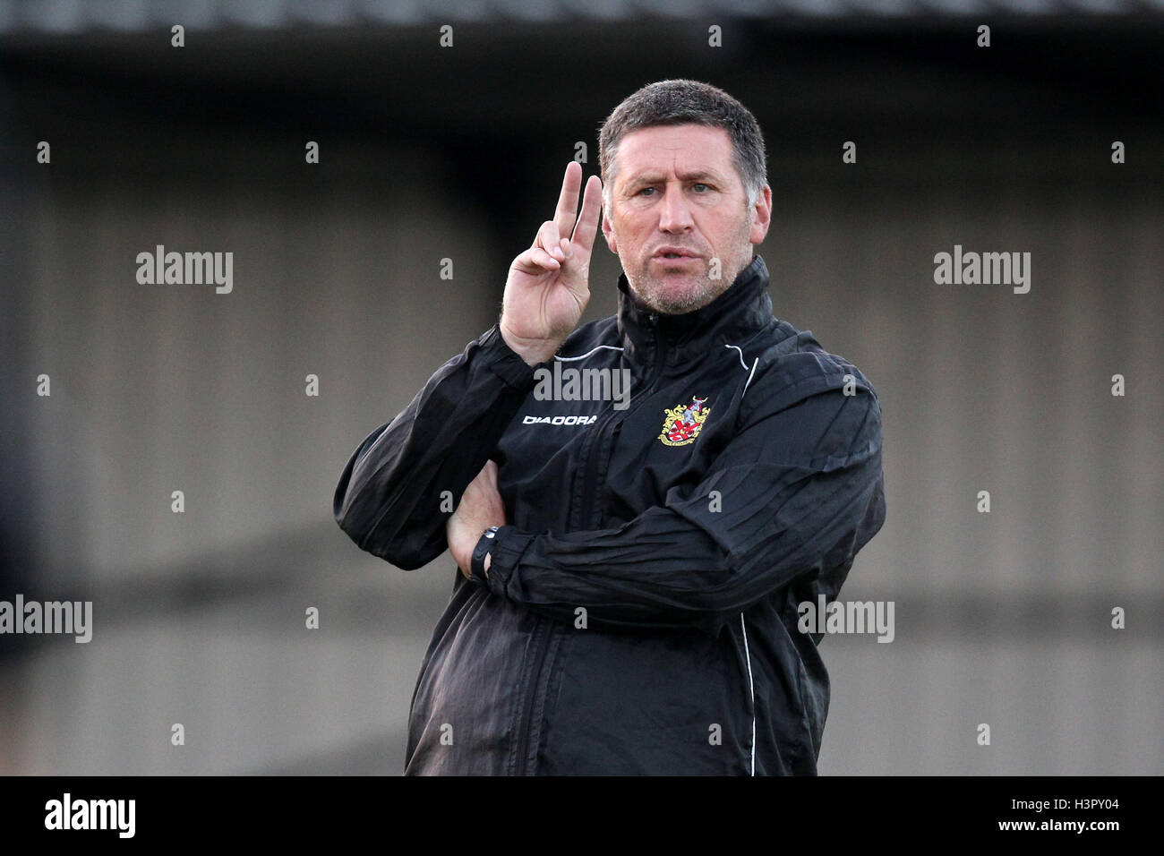 AFC Hornchurch manager Jim McFarlane - AFC Hornchurch vs Maidstone ...