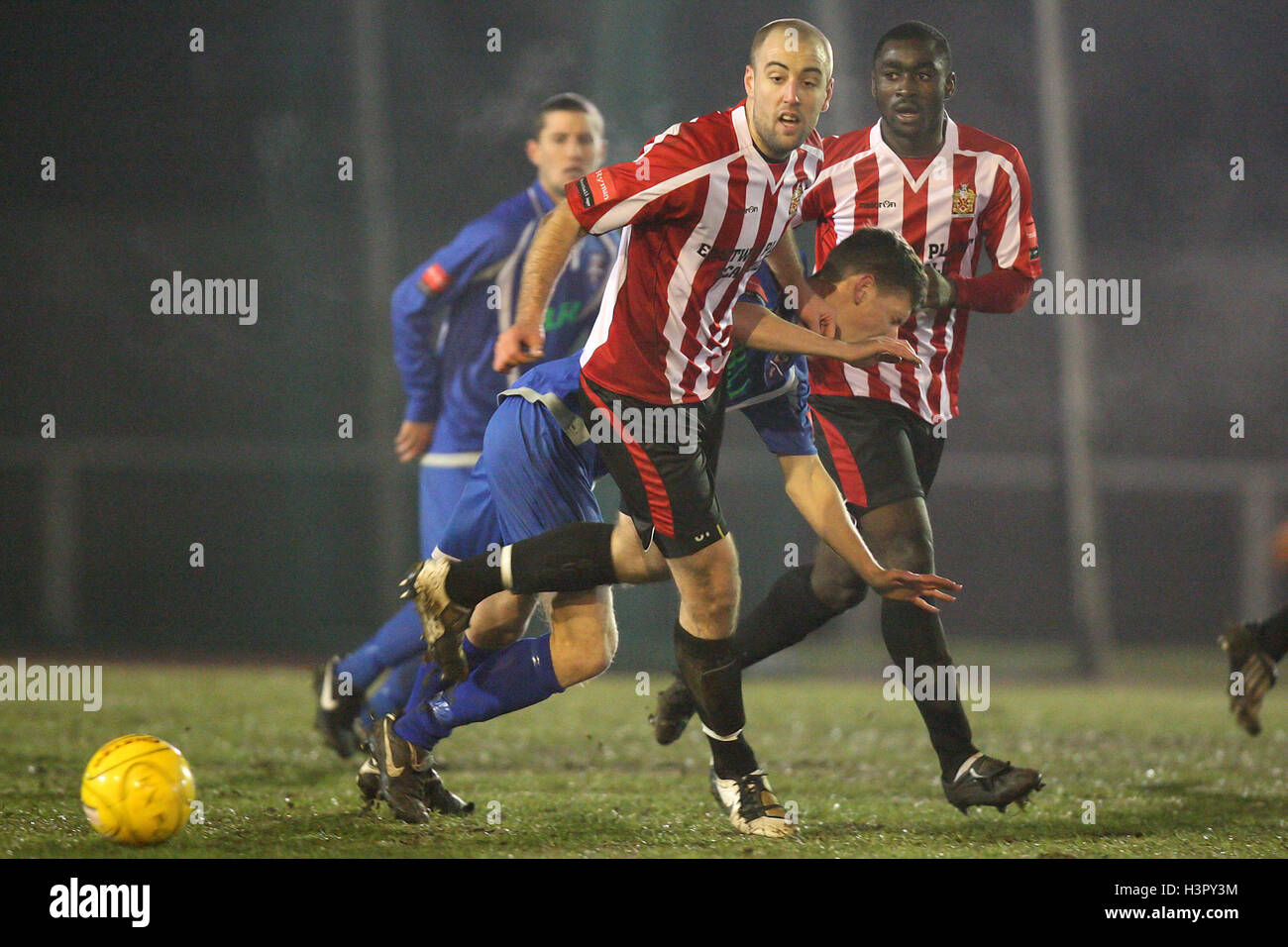 Elliot Styles in action for Hornchurch - AFC Hornchurch vs Margate ...