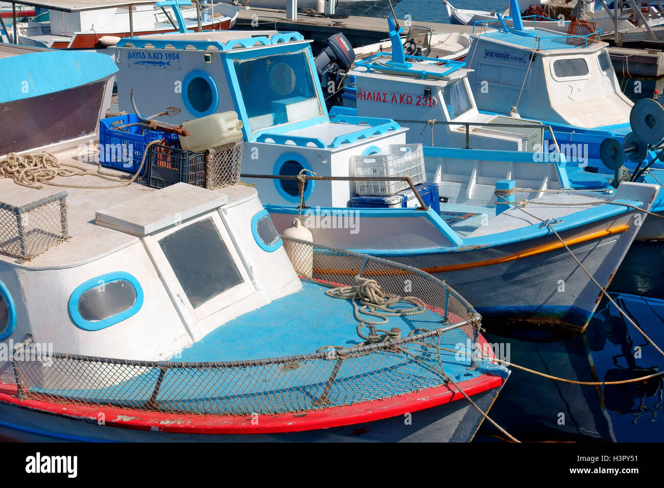 Brightly coloured boat hi-res stock photography and images - Alamy