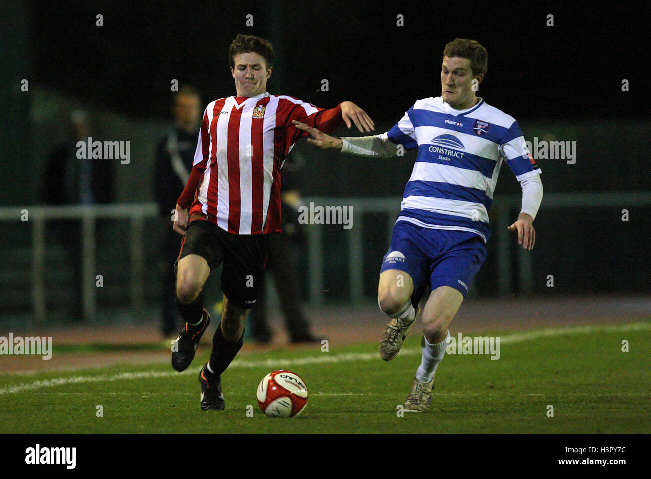 Jamie Love in action for Hornchurch - AFC Hornchurch vs Margate - Ryman ...