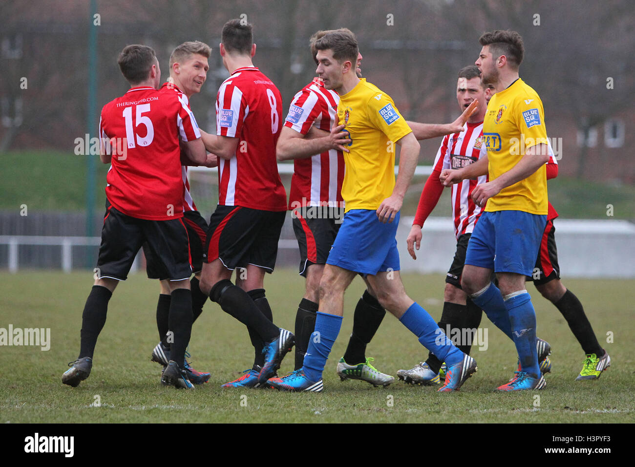 Tempers flare after Hornchurch are awarded a penalty - AFC Hornchurch ...