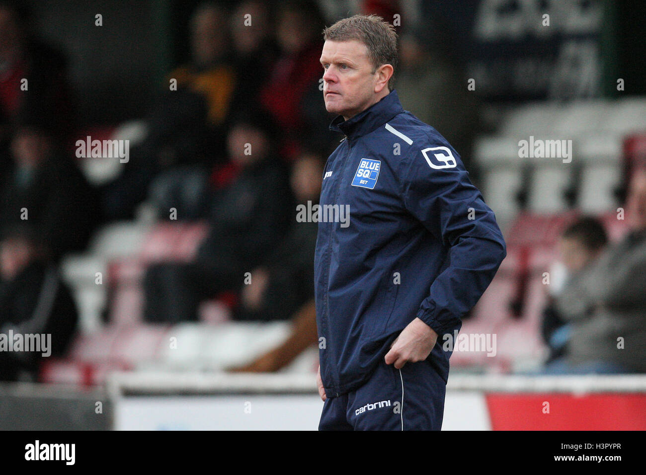 Tonbridge Angels manager Tommy Warrilow - AFC Hornchurch vs Tonbridge ...