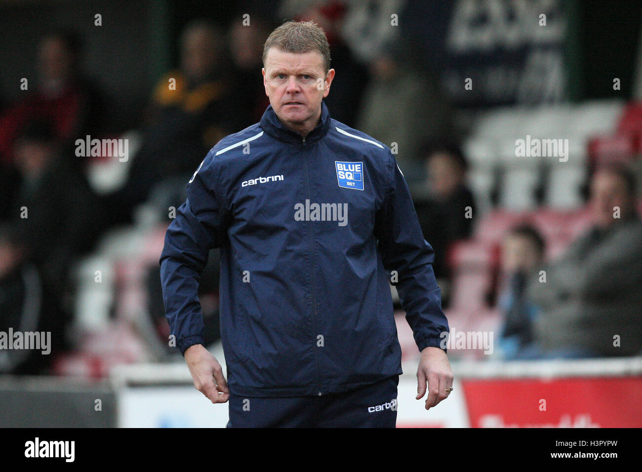 Tonbridge Angels manager Tommy Warrilow - AFC Hornchurch vs Tonbridge ...